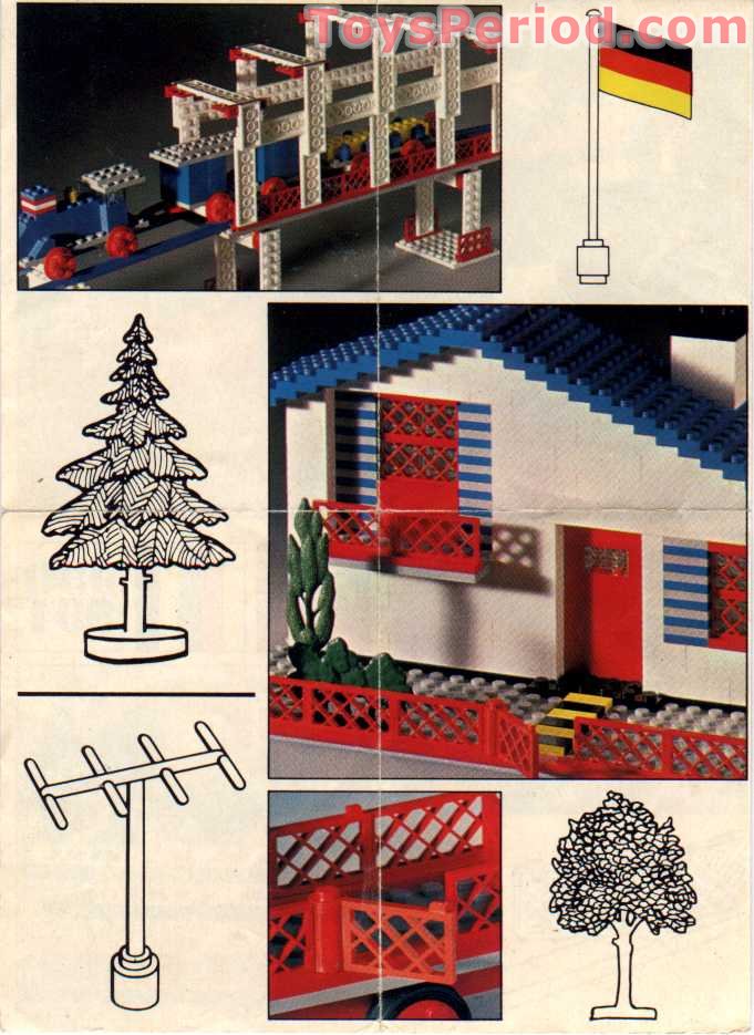 LEGO 994 LEGO Fences with Garden Gates Instructions and Parts List