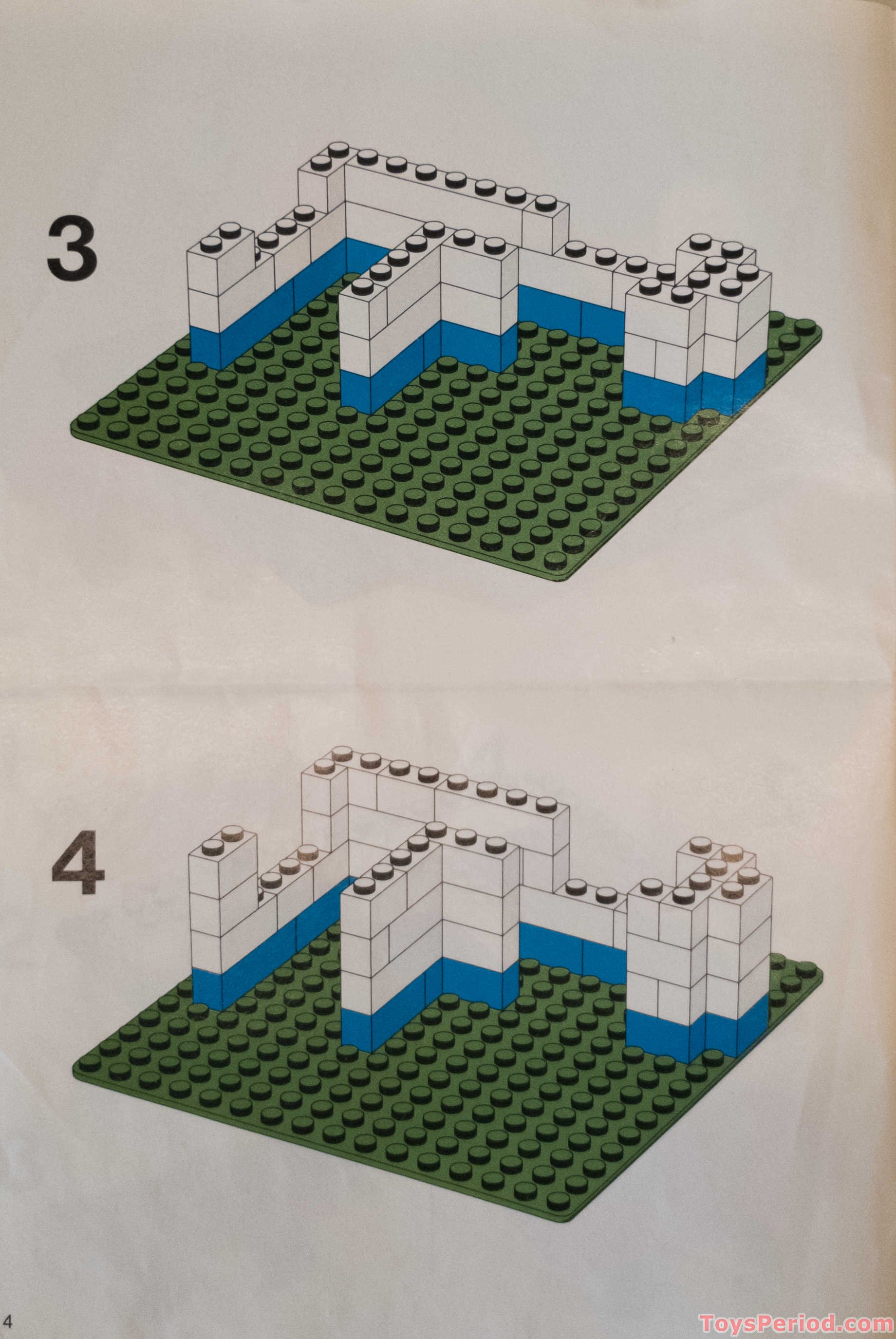 LEGO 1878 Small Bucket Instructions and Parts List