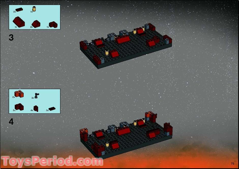 LEGO 10144 Sandcrawler Instructions and Parts List