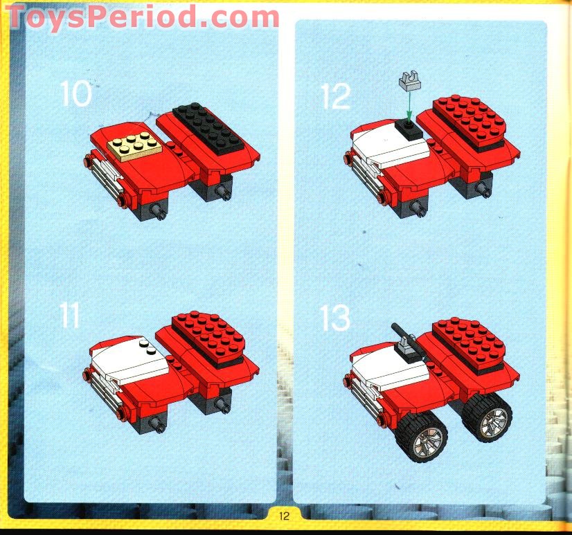 LEGO 4883 Gear Grinders Instructions and Parts List