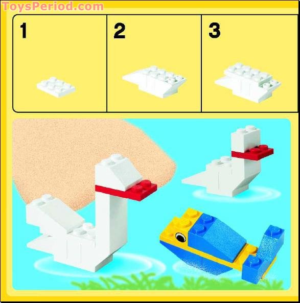 LEGO 4028 World of Bricks Blue Bucket Instructions and Parts List