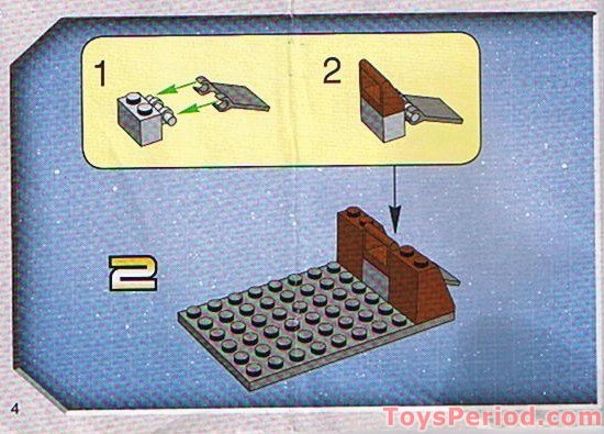 LEGO 4491 Mini Trade Federation MTT Instructions and Parts List