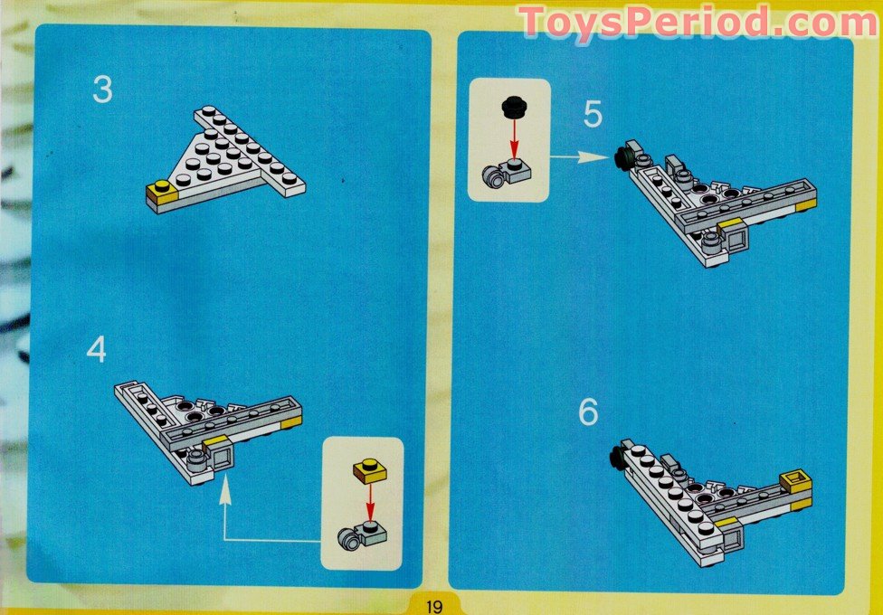 LEGO 4505 Sea Machines Instructions and Parts List