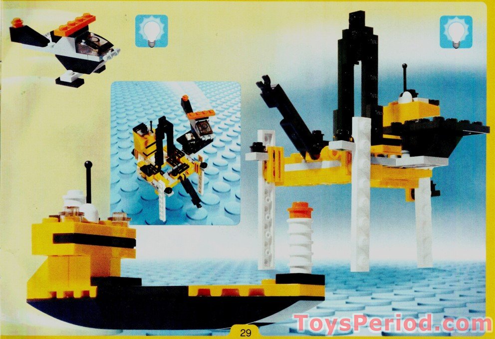 LEGO 4505 Sea Machines Instructions and Parts List