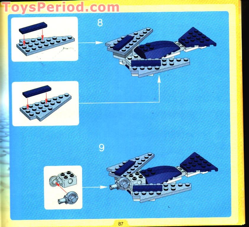 LEGO 4506 Deep Sea Predators Instructions and Parts List