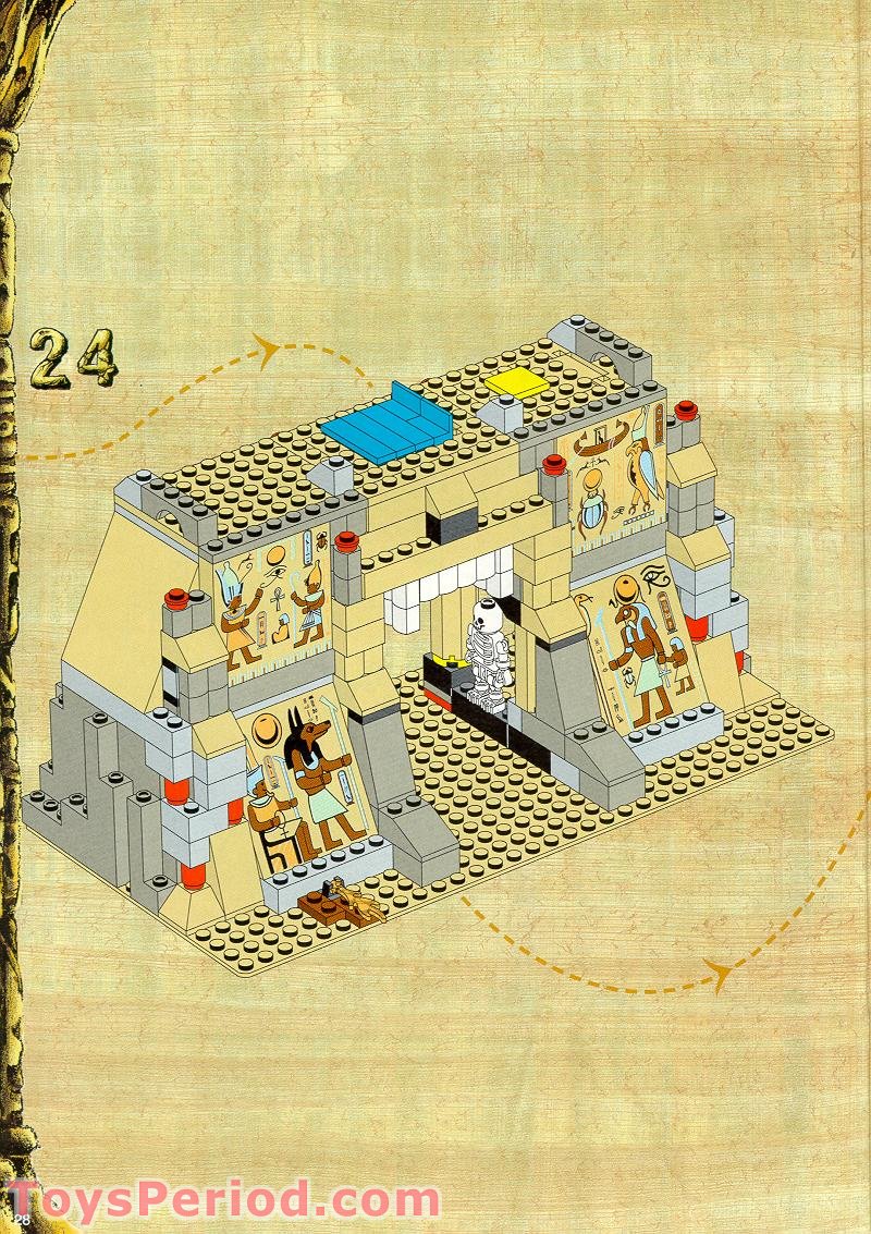 LEGO 5988 Pharaoh's Forbidden Ruins Instructions and Parts List