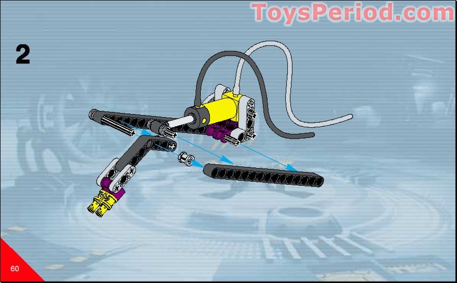 LEGO 5218 Pneumatic Pack Instructions and Parts List