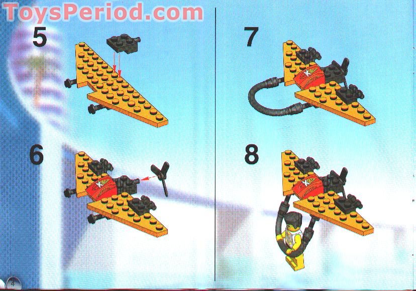 LEGO 6735 Air Chase Instructions and Parts List