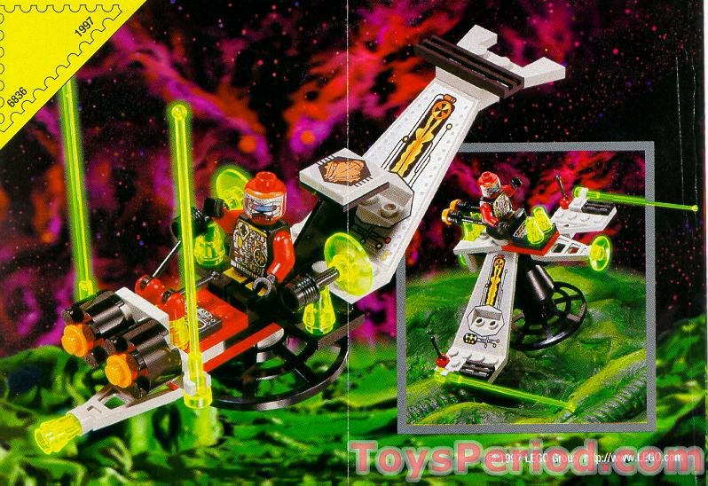 LEGO 6836 V-Wing Fighter Instructions and Parts List