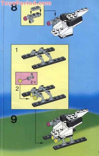 LEGO 6354 Pursuit Squad Instructions and Parts List