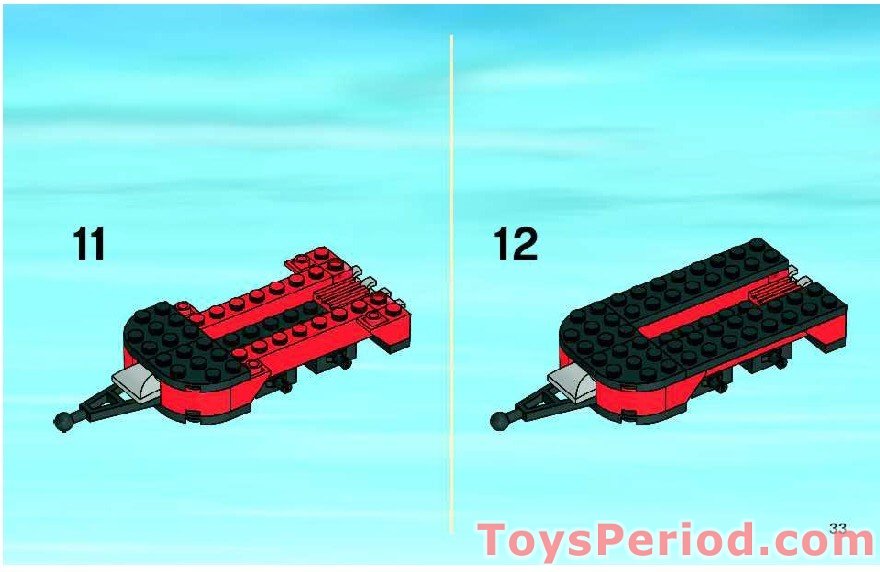 LEGO 7635 4wd with Horse Trailer Instructions and Parts List