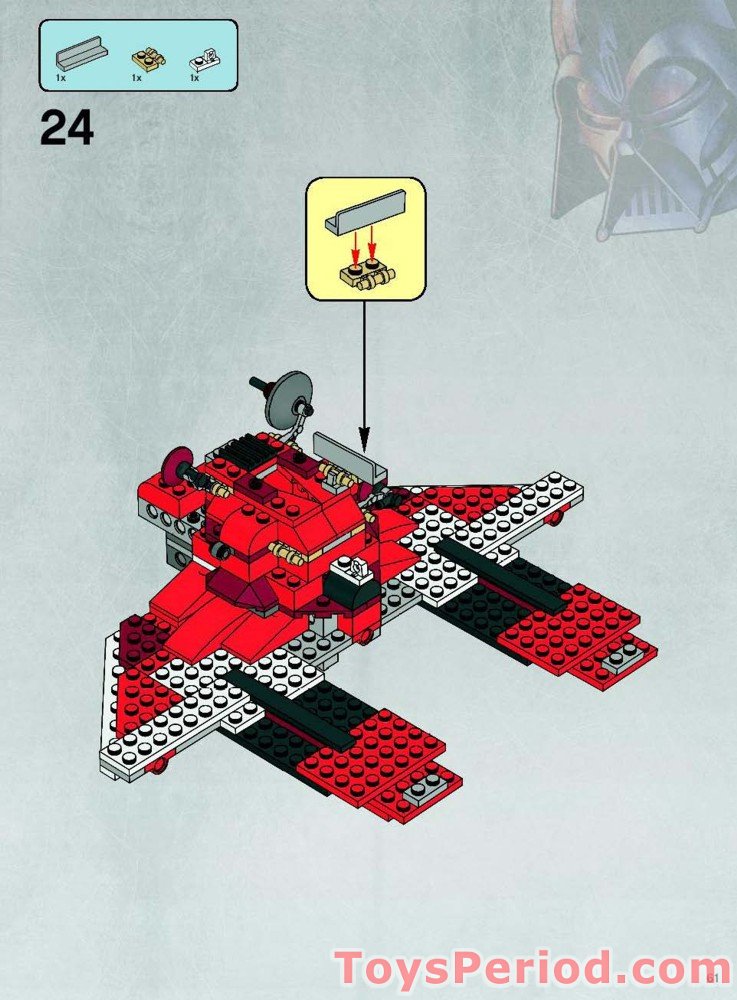 LEGO 7665 Republic Cruiser (Limited Edition - with R2-R7) Instructions ...