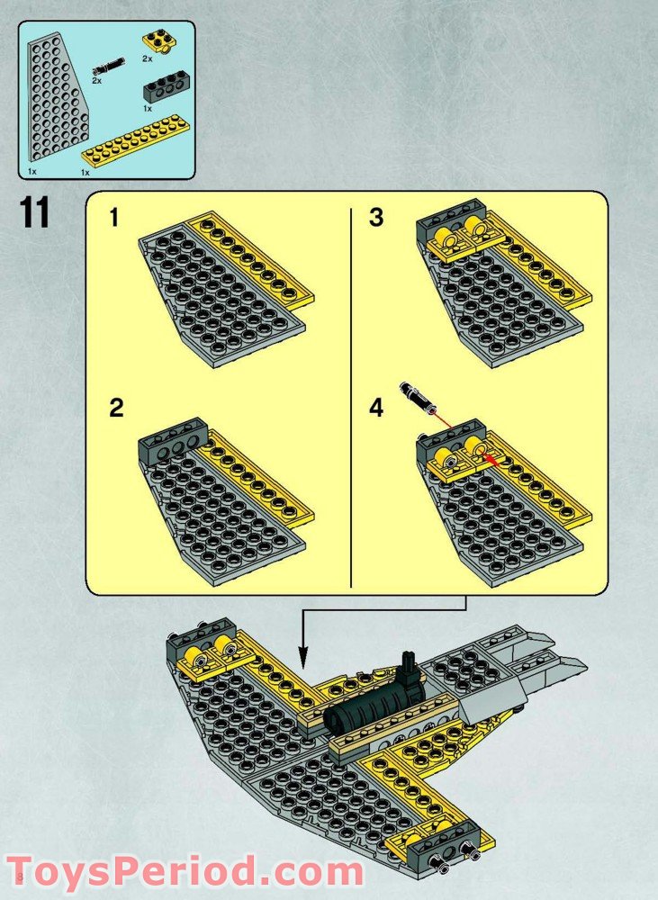 LEGO 7660 Naboo N-1 Starfighter and Vulture Droid Instructions and ...