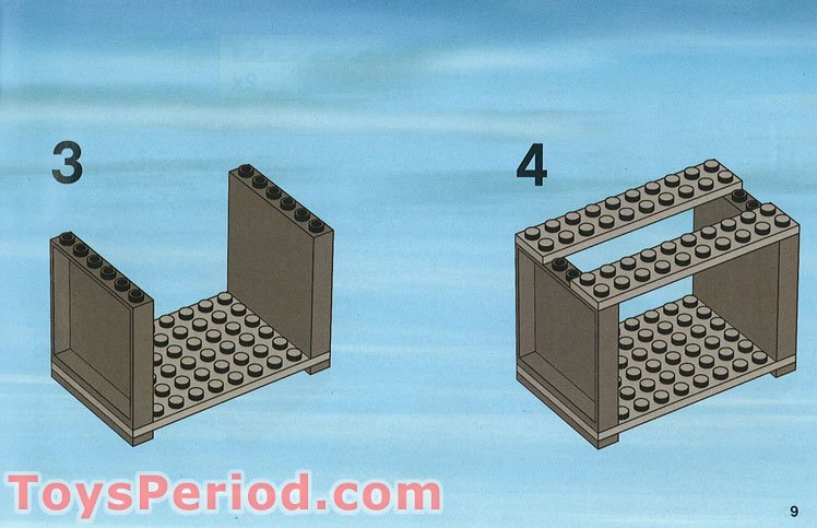 LEGO 7992 Container Stacker Instructions and Parts List