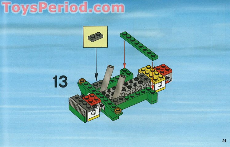 LEGO 7992 Container Stacker Instructions and Parts List