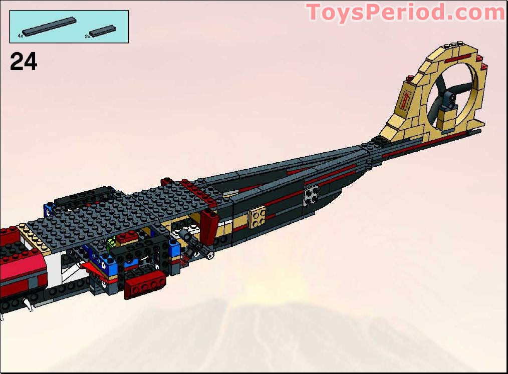 LEGO 7298 Dino Air Tracker Instructions and Parts List