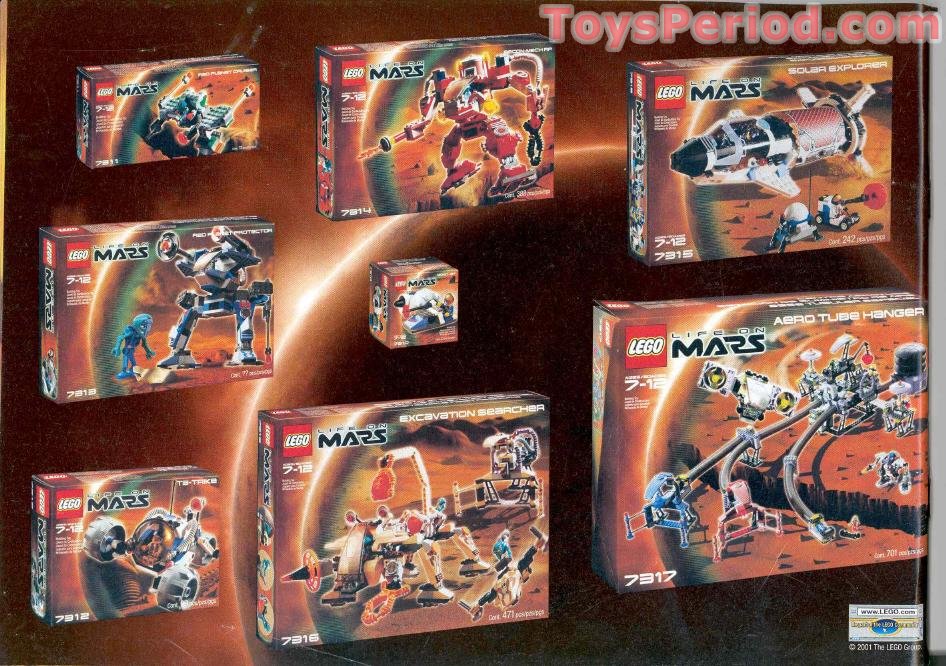 LEGO 7316 Excavation Searcher Instructions and Parts List