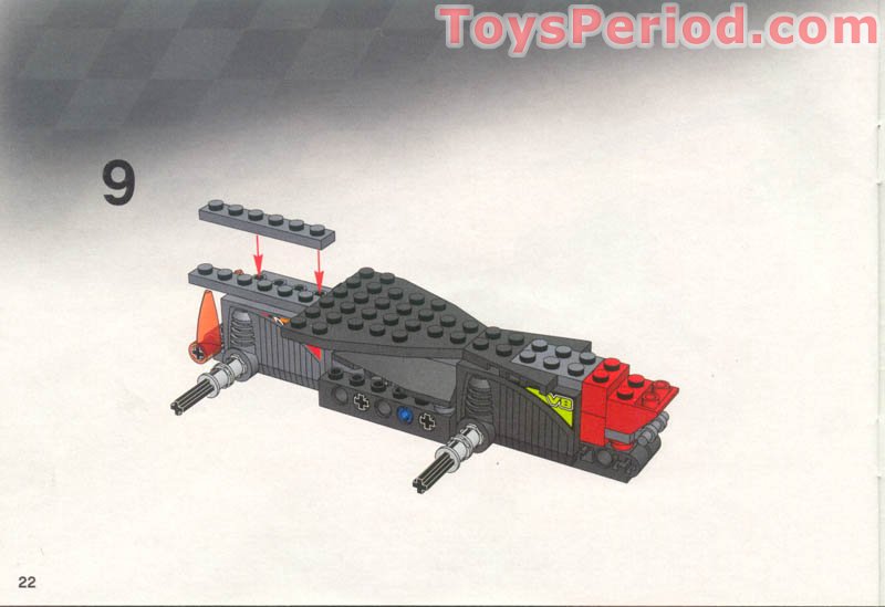 LEGO 8647 Night Racer Instructions and Parts List