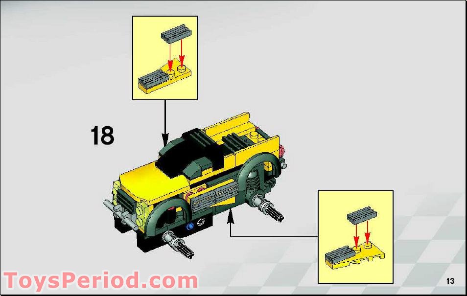 LEGO 8670 Jump Master Instructions and Parts List