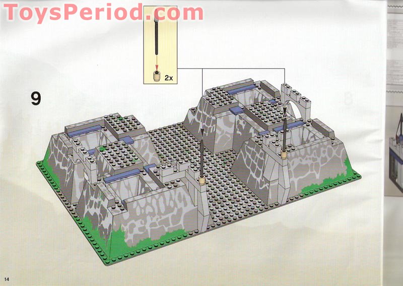 LEGO 8781 Castle of Morcia Instructions and Parts List