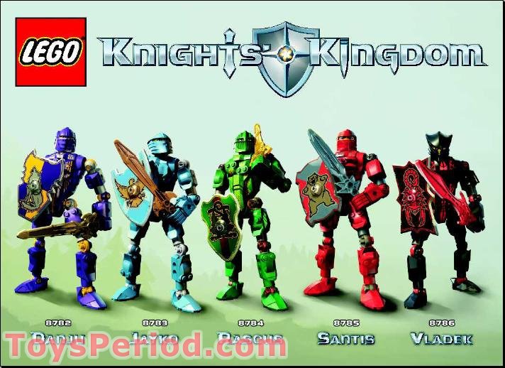 LEGO 8782-1 Danju (USA Version with 3 Cards) Instructions and Parts List