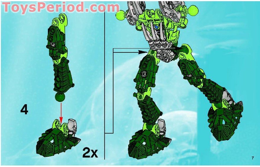 LEGO 8939 Lesovikk Instructions and Parts List