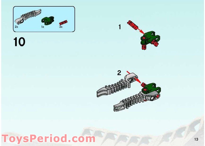 LEGO 8980 Gresh Instructions and Parts List