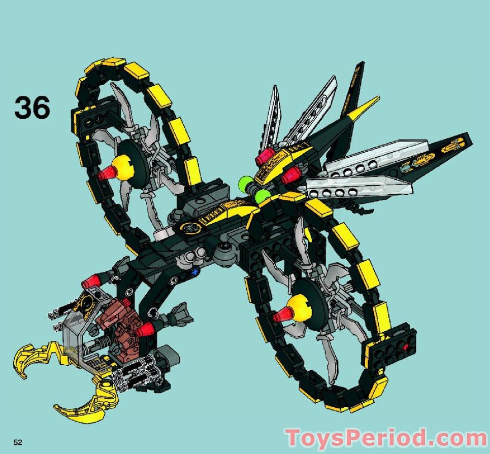 LEGO 8117 Storm Lasher Instructions and Parts List