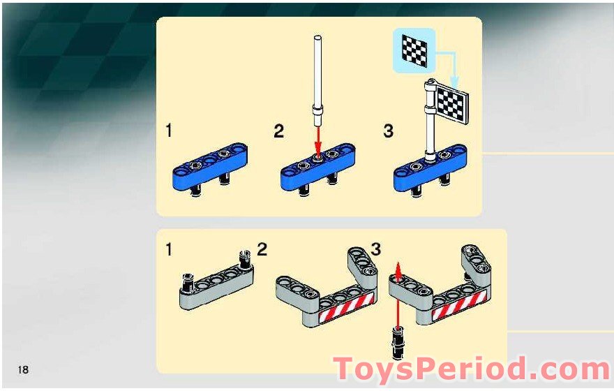LEGO 8124 Ice Rally Instructions and Parts List