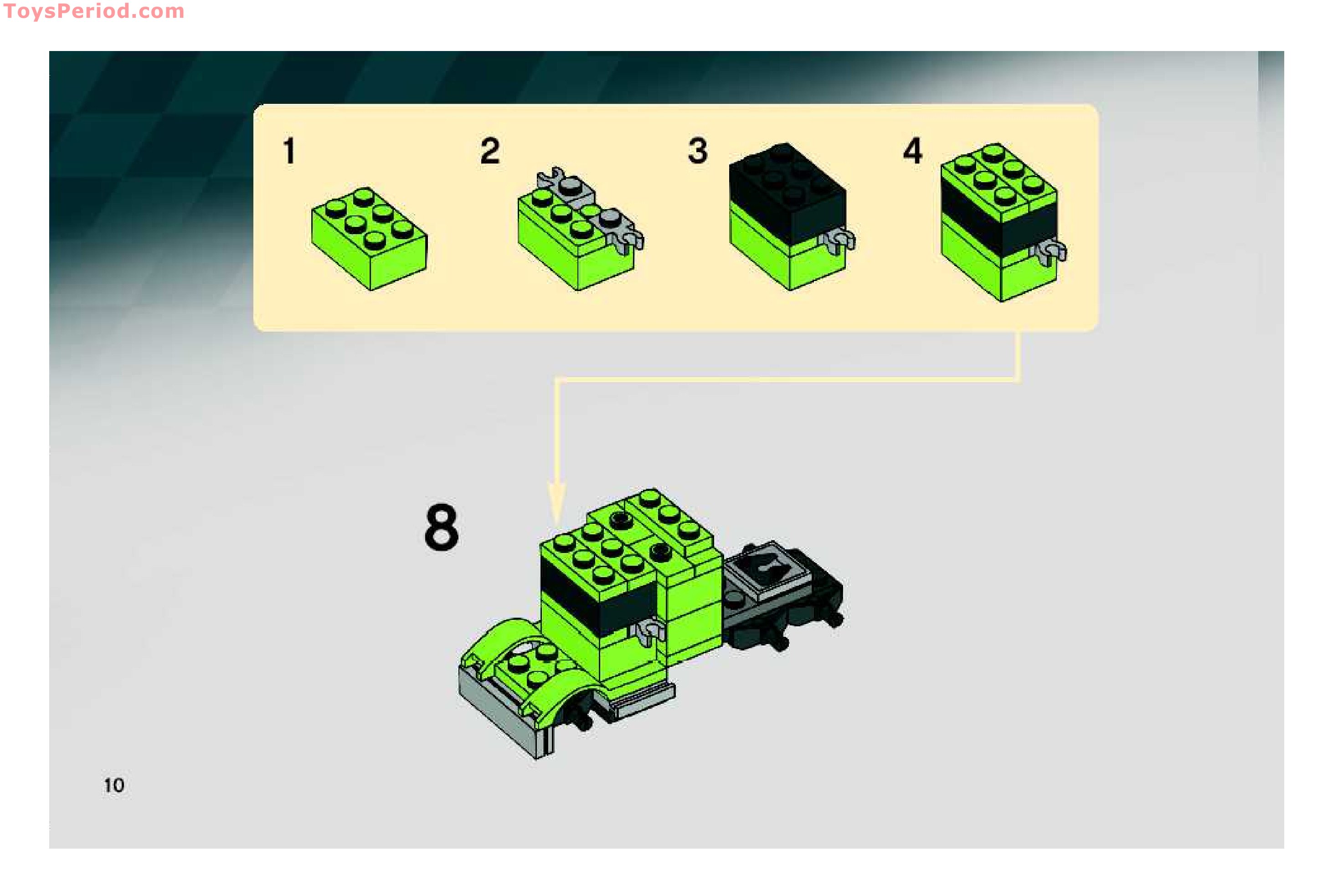 LEGO 8199 Security Smash Instructions and Parts List