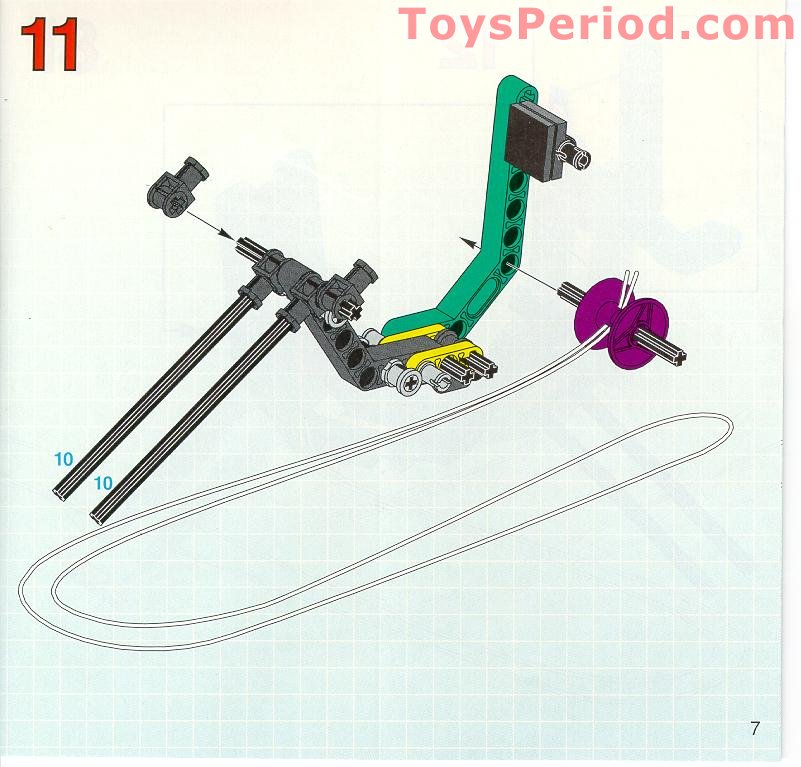 LEGO 8202 Bungee Chopper Instructions and Parts List