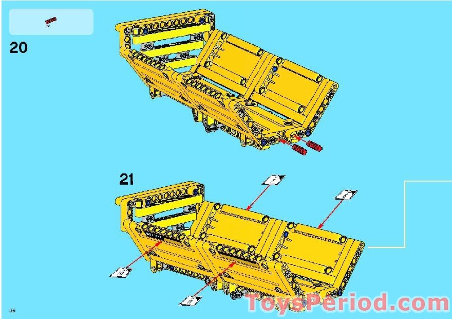 LEGO 8264 Hauler Instructions and Parts List