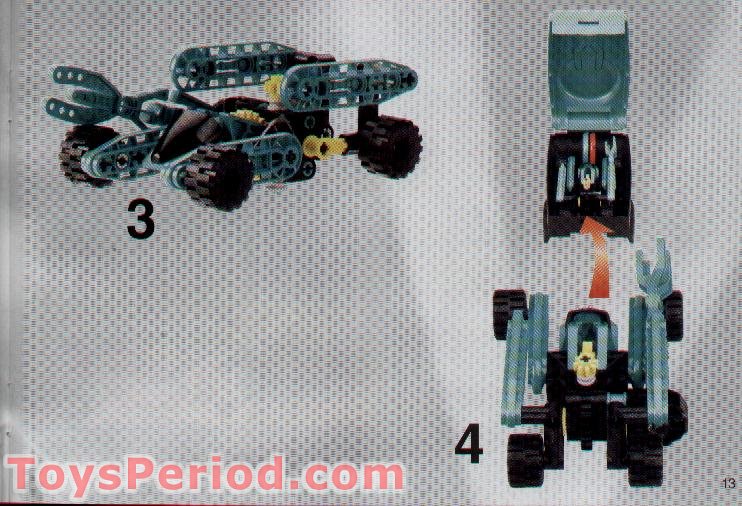 LEGO 8502 City Slizer Instructions and Parts List