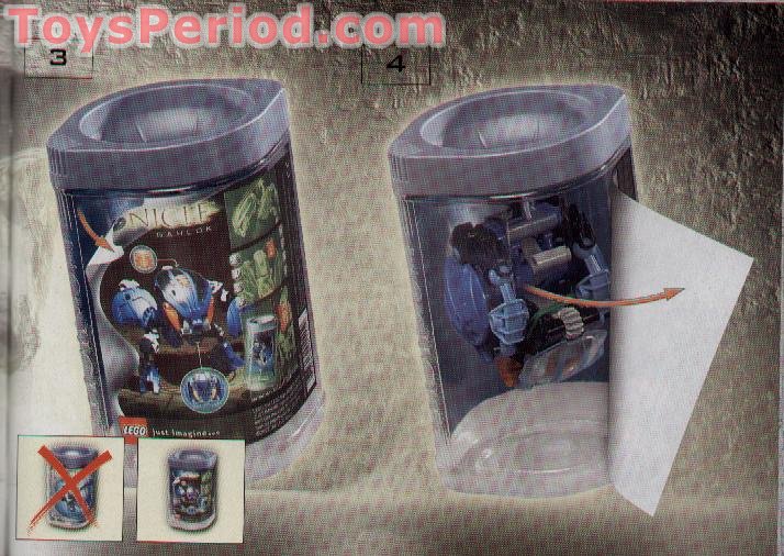 LEGO 8562 Gahlok Instructions and Parts List