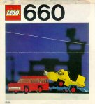 LEGO 660 Car with Plane Transporter Instructions and Parts List