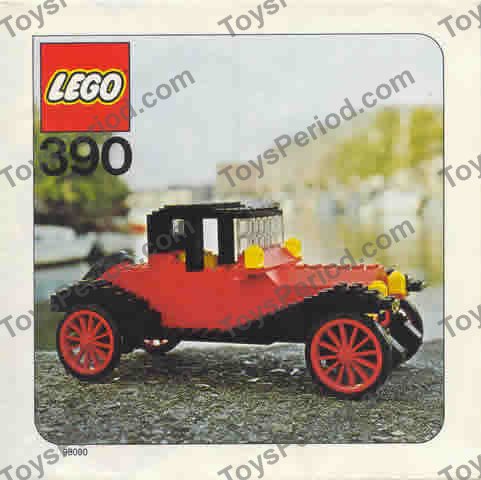 LEGO 390-2 1913 Cadillac Instructions and Parts List
