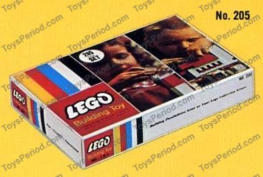 LEGO 205-3 Small Basic Set Parts List