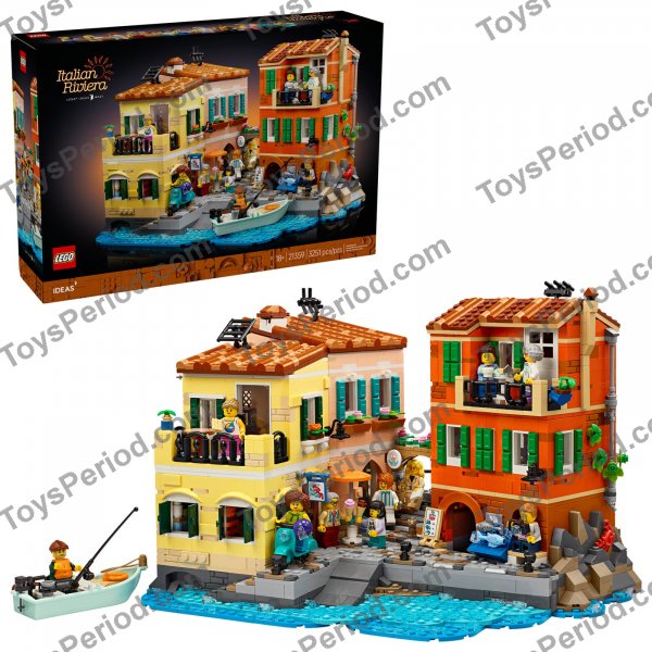 LEGO 21359 Italian Riviera Set Parts List