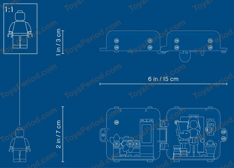 LEGO 41438 Emma's Jungle Play Cube Set Parts List
