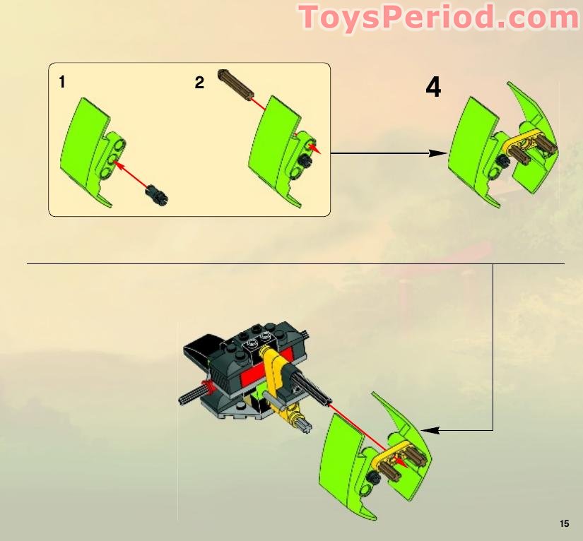 LEGO 9443 Rattlecopter Instructions and Parts List