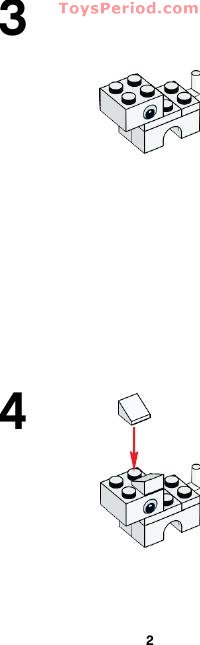 LEGO 4625 LEGO Pink Brick Box Instructions and Parts List