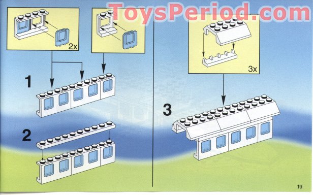 LEGO 1818 Airline Promotional Set, Starliner Instructions and Parts List