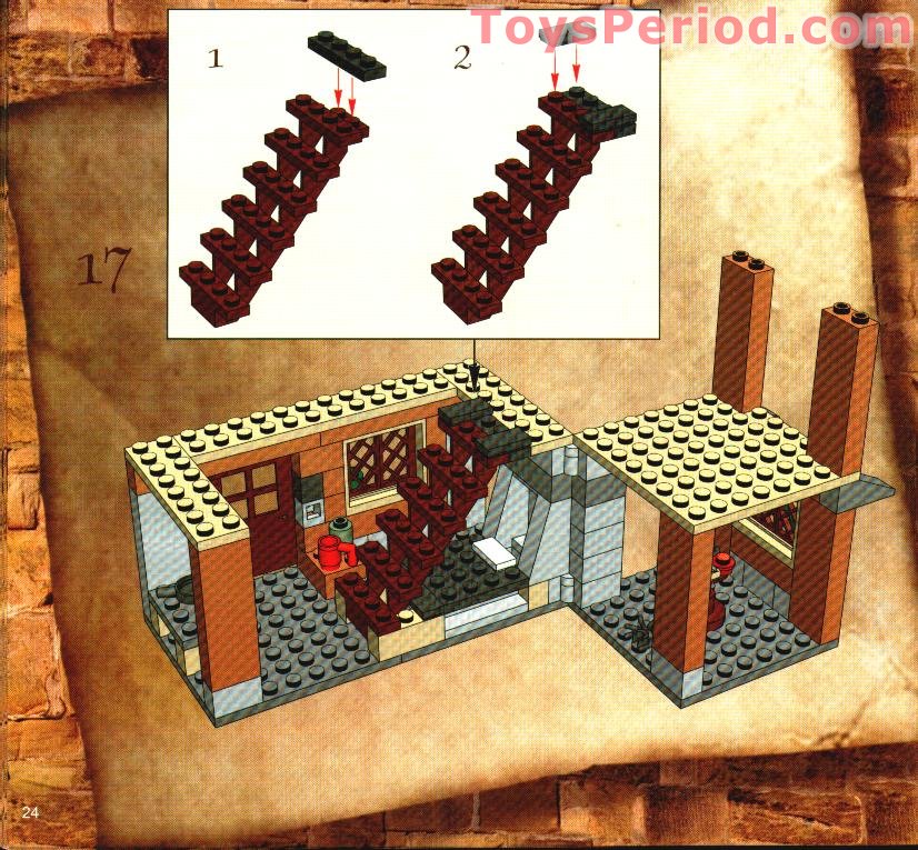 LEGO 4728 Escape from Privet Drive Instructions and Parts List