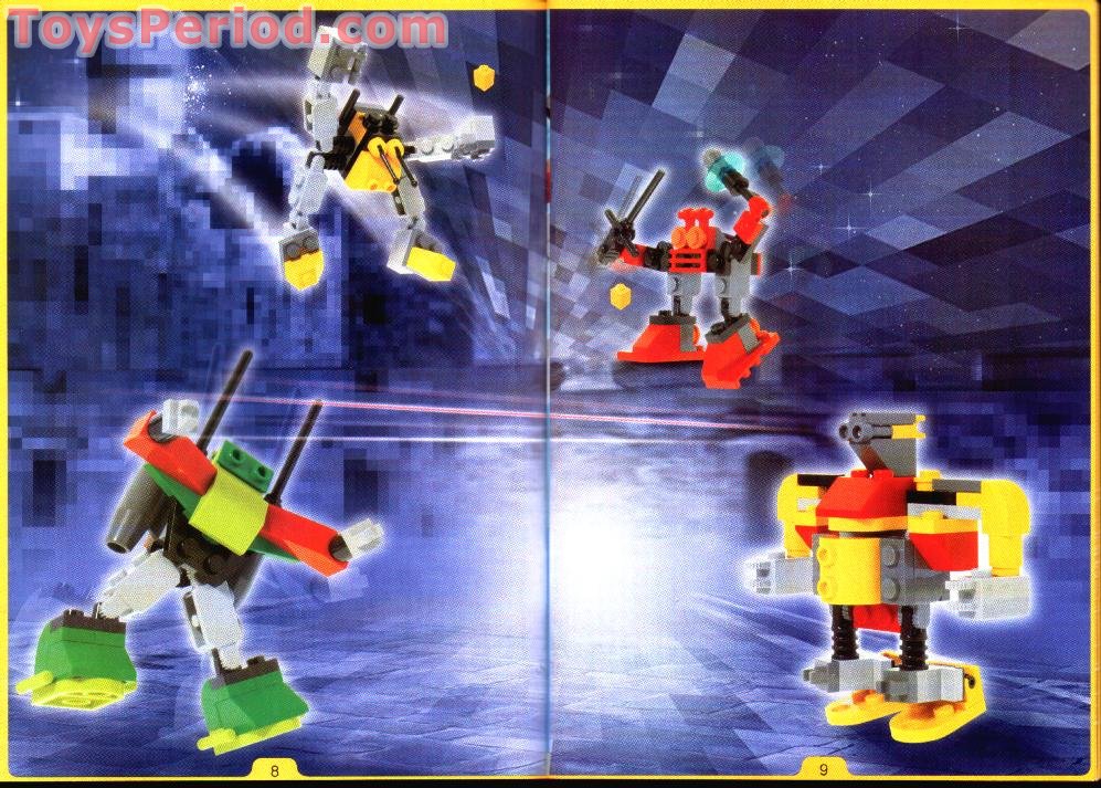 LEGO 4097 Mini Robots Instructions and Parts List