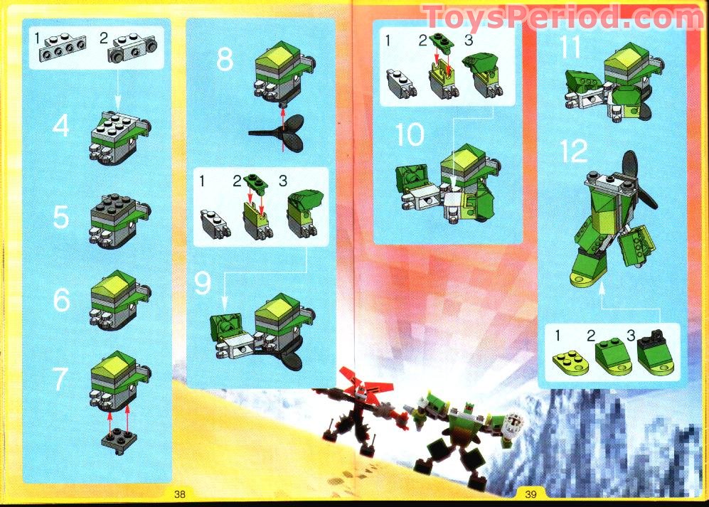 LEGO 4097 Mini Robots Instructions and Parts List