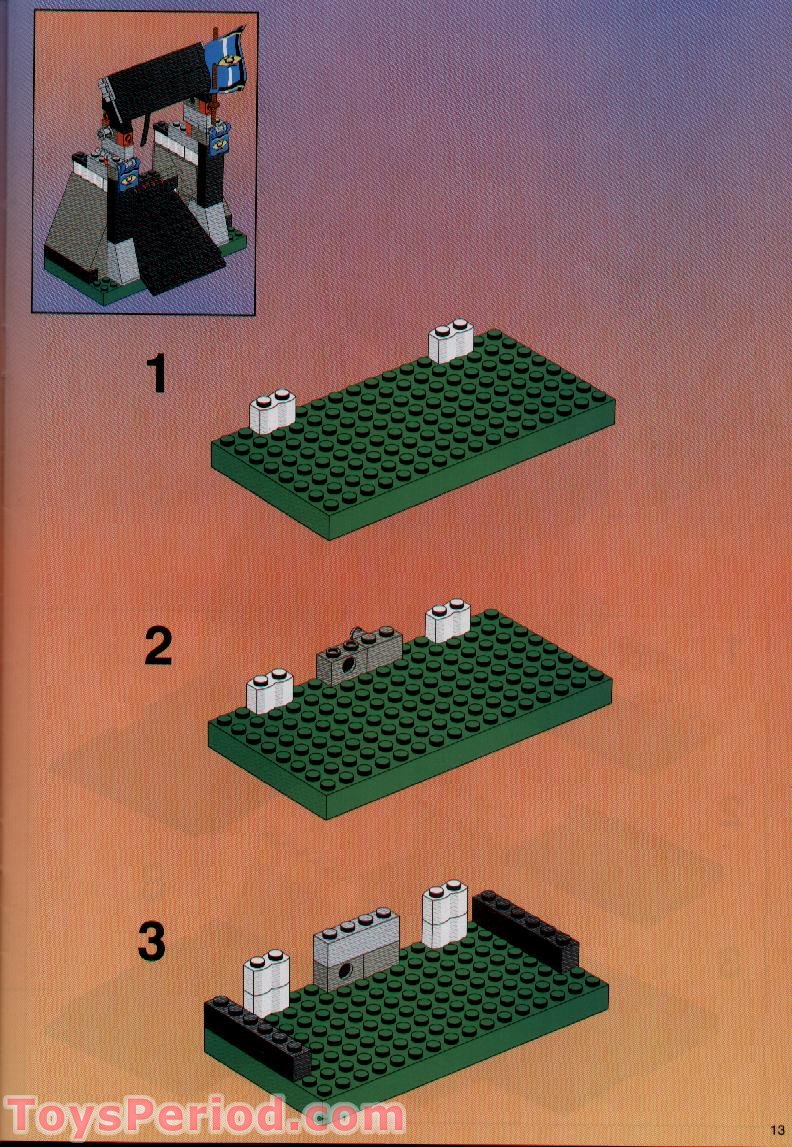 LEGO 6089 Stone Tower Bridge Instructions and Parts List