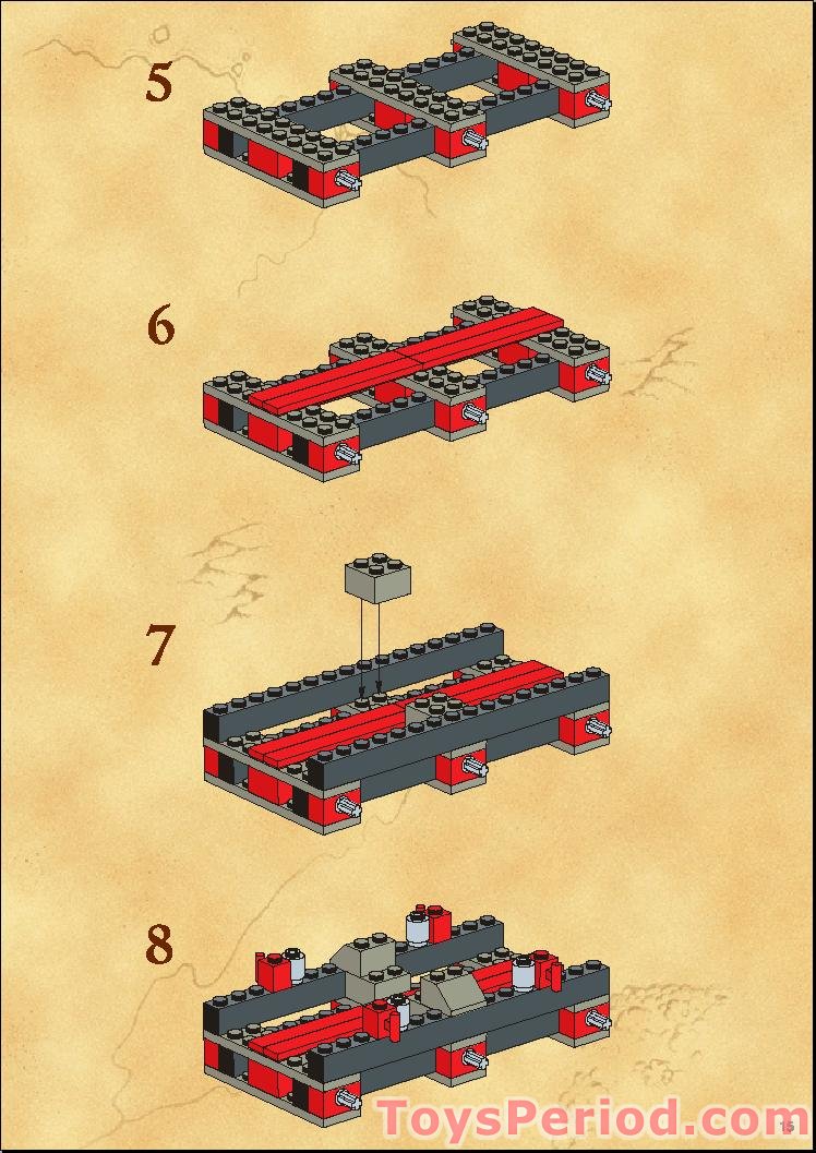 LEGO 6096 Bull's Attack Instructions and Parts List