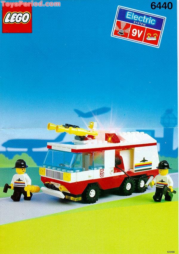 LEGO 6440 Jetport Fire Squad Instructions and Parts List