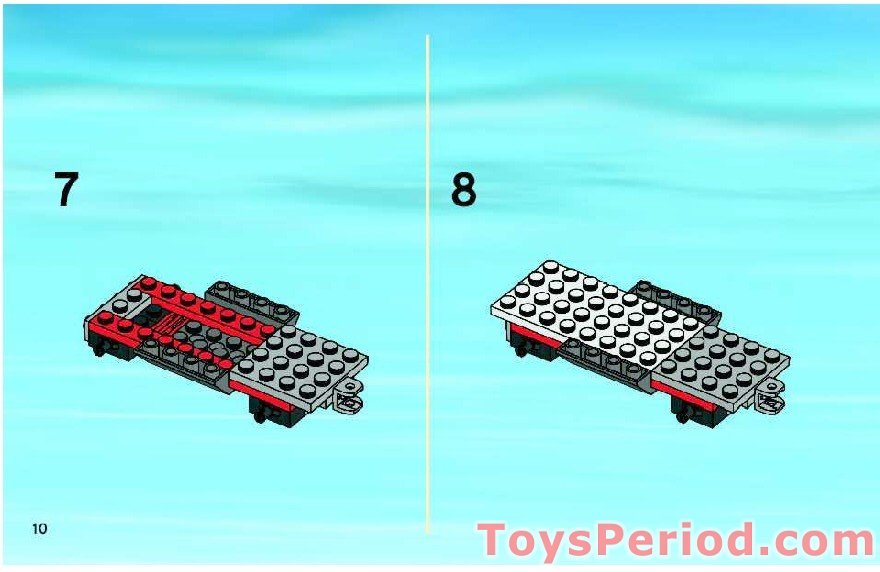 LEGO 7635 4wd with Horse Trailer Instructions and Parts List