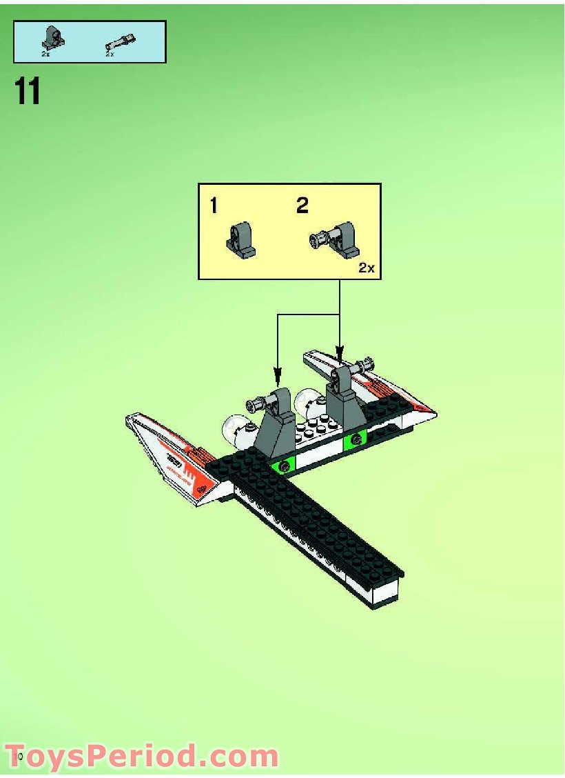 LEGO 7691 ETX Alien Mothership Assault Instructions and Parts List